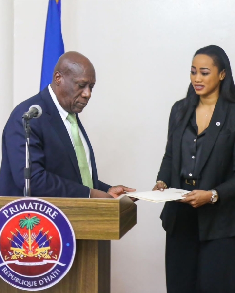 Gouvernance : J. E. Kathia Verdier installée dans ses fonctions au ...