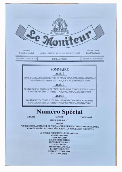 Municipalité : Alexandre Arsonval à la tête de la Mairie de Tabarre, du ...